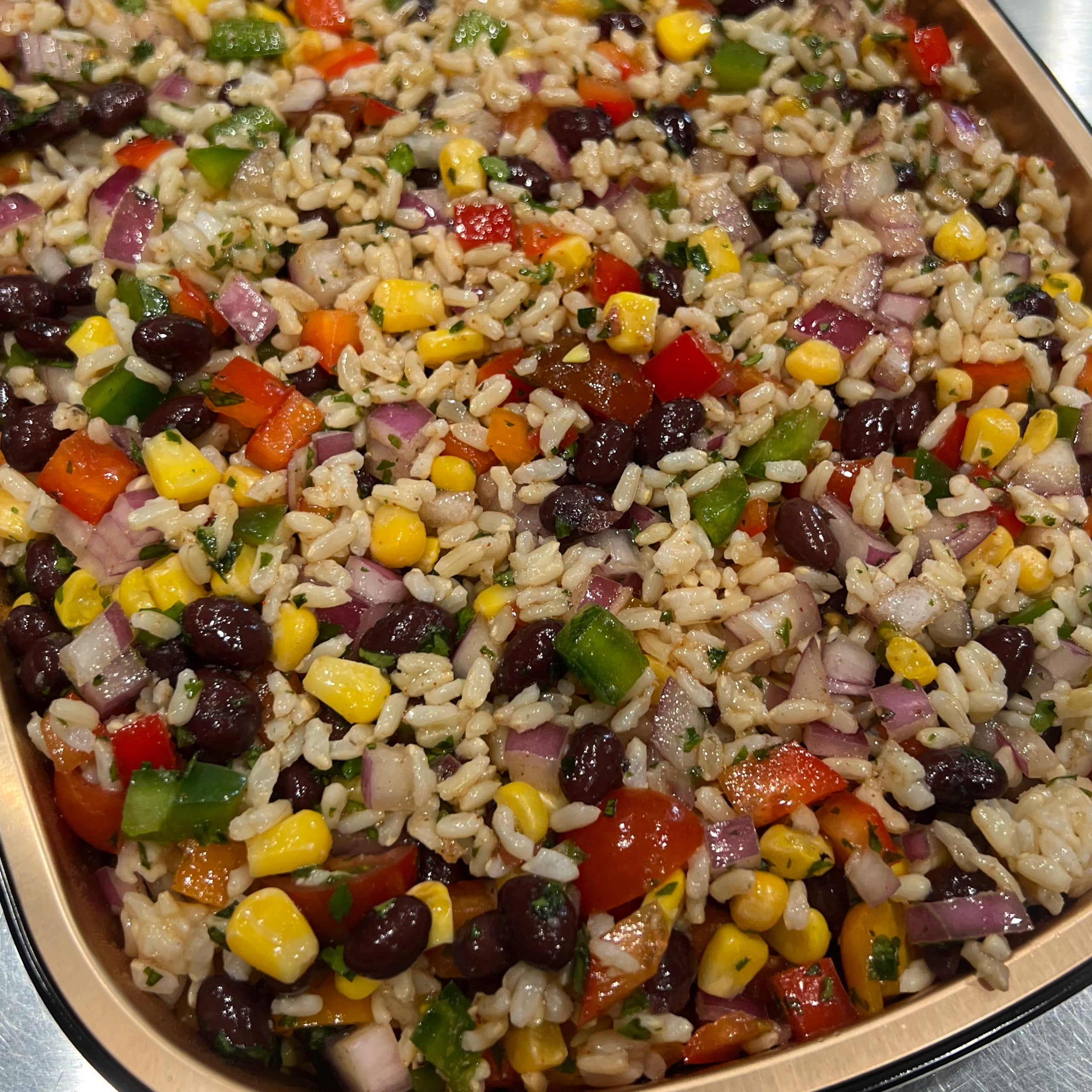 Cowboy Rice Salad | Dunn in the Kitchen